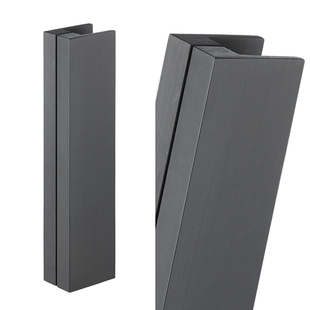 철물가이드 [강화도어손잡이 GA152 3번 다크그레이 센터340x400mm]